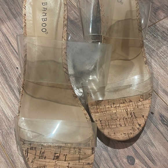 BAMBOO | Shoes | Bamboo Tan Platform Shoes With Modern Design | Poshmark